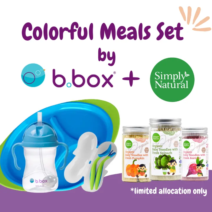 Colorful Meals Feeding Set by b.box + Simply Natural ( bbox ) | Lazada PH