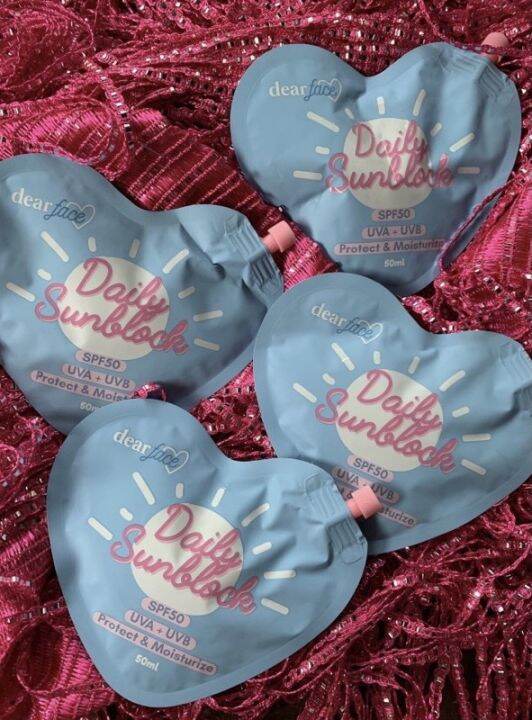 Dear Face Daily Sunblock 50g | Lazada PH