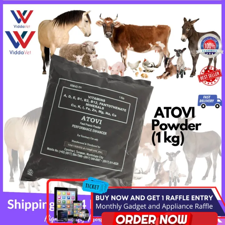 [ATOVI] 1kilogram ATOVI feed premix powder with vitamins and minerals ...