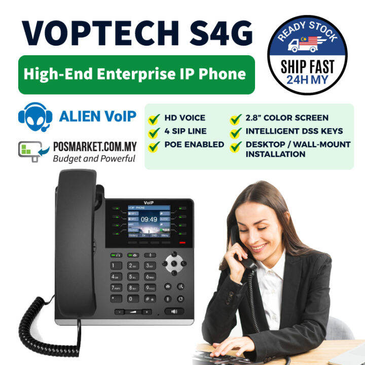 IP Phone VOPTech S4G | Lazada
