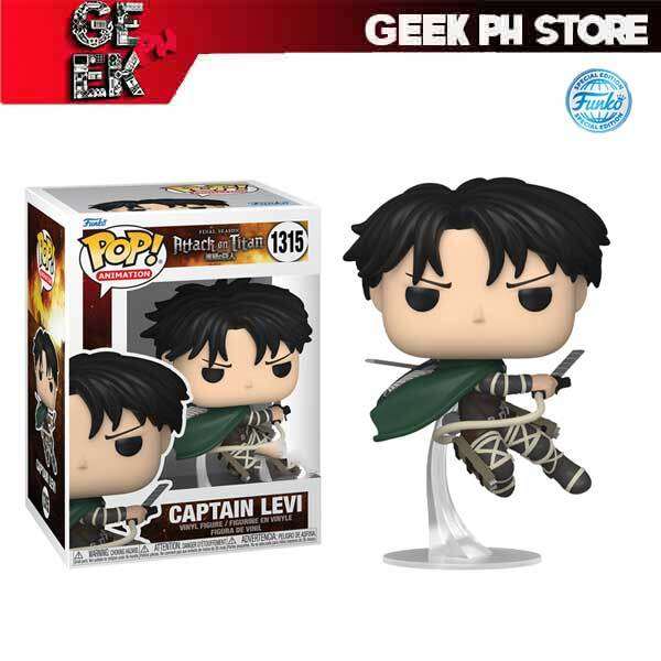 Funko Pop Animation Attack on Titan Captain Levi Ackerman Special ...