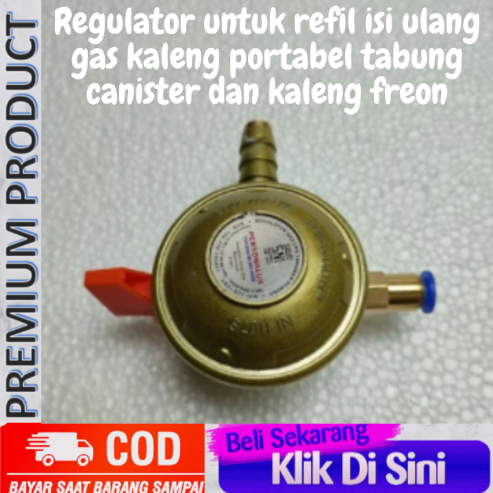 Regulator Untuk Refil Isi Ulang Gas Kaleng Portabel Dan Tabung Canister ...