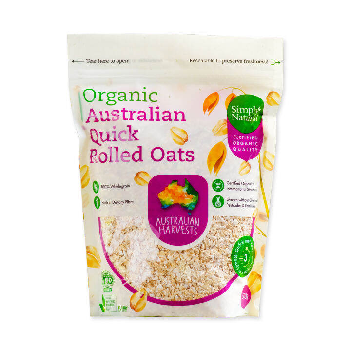 Simply Natural Organic Quick Rolled Oats 500g Australia | Lazada