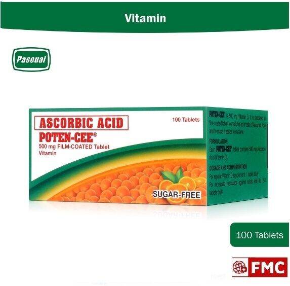 POTEN-CEE 500mg SUGAR FREE TAB (100's) | Lazada PH