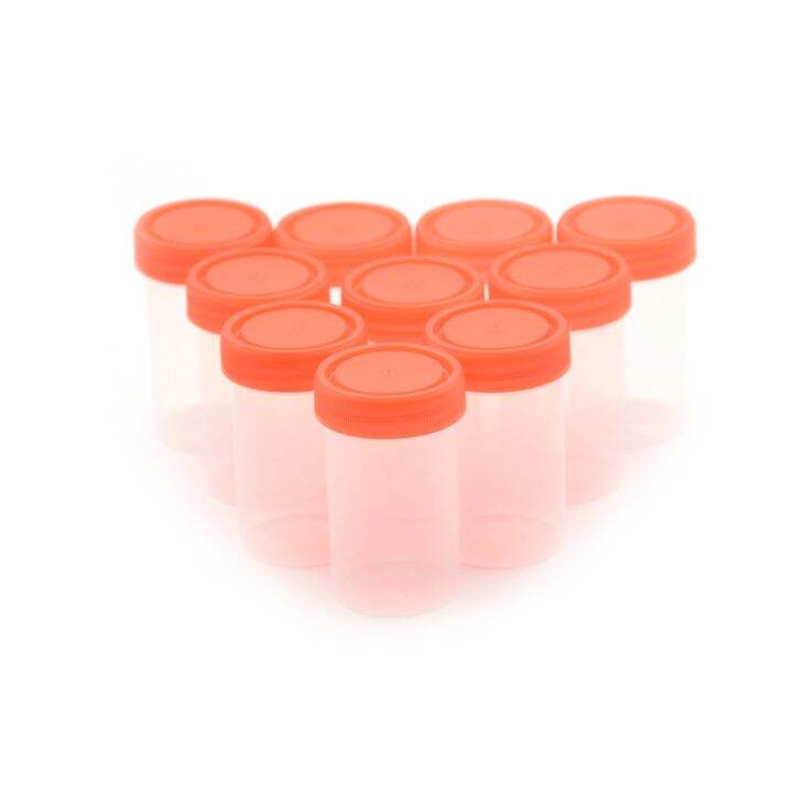 【Bottles and jars】10 PcsCap Specimen Bottle 60 Ml Urine Container ...