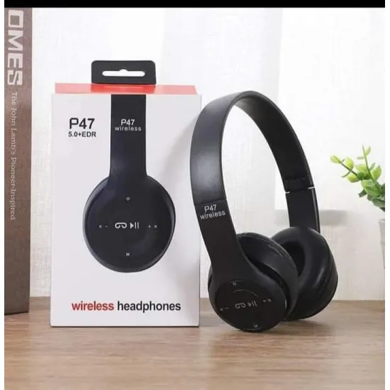 Wireless Headphones Black P47 5.0+EDR | Lazada PH