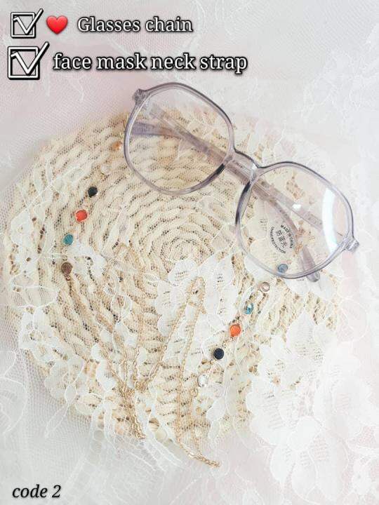 Glasses Neck Strap/Glasses Chain/Face Mask Neck Strap/Tali Cermin Mata ...
