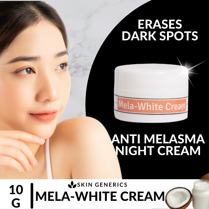 [ ANTI MELASMA WHITENING NIGHT CREAM ] SkinGenerics Mela-white Anti ...