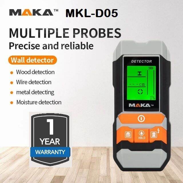 Maka D05 Wall Scanner Detector / Wood & Building Moisture Meter | Lazada