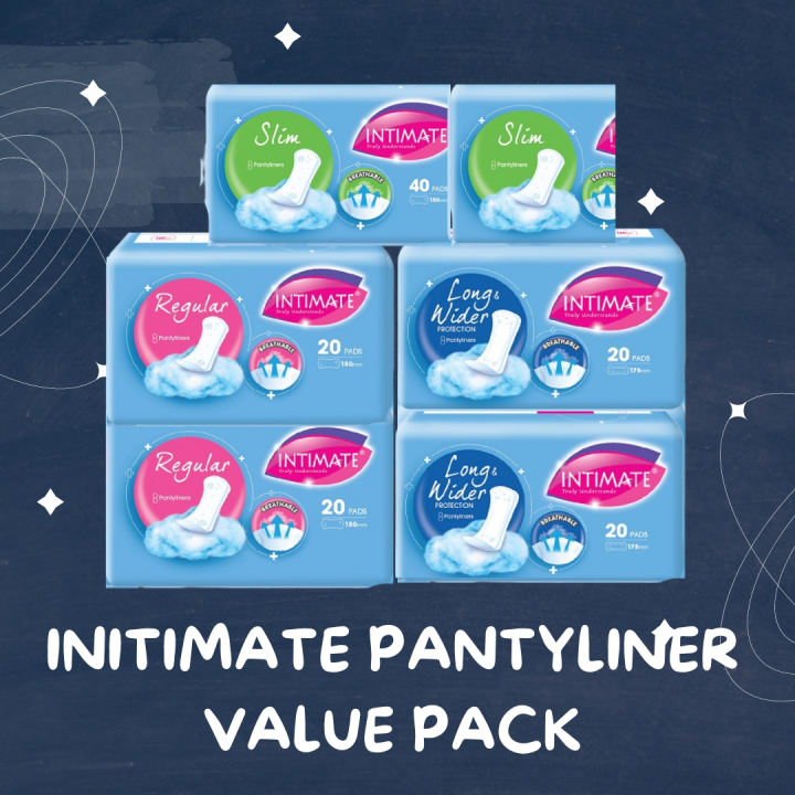 Intimate Truly Understands Pantyliner Value Pack | Lazada