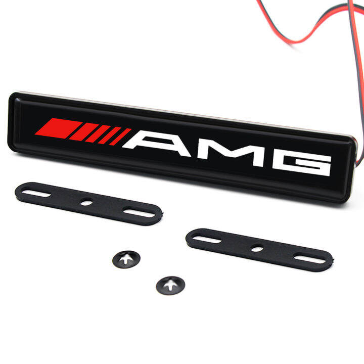 ไฟหน้ารถตราสัญลักษณ์กระจังหน้า LED ไฟตกแต่งสำหรับ BMW VW Mercedes Benz ...