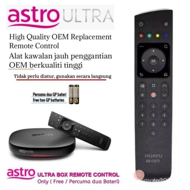 * High Quality * Ultra Astro Remote Control Replacement Box (RM-L1679 ...