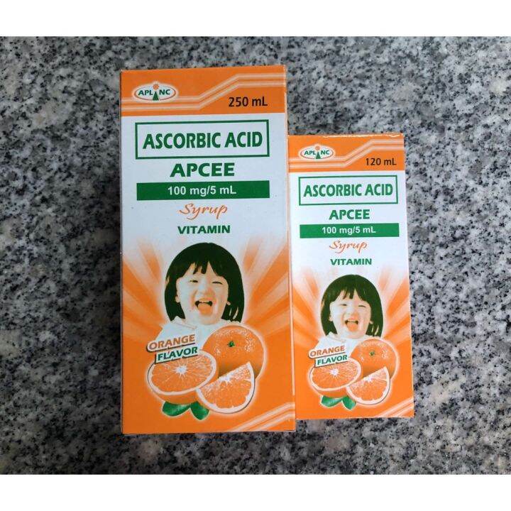 APCEE ASCORBIC ACID VITAMIN C SYRUP 120ml & 250ml | Lazada PH