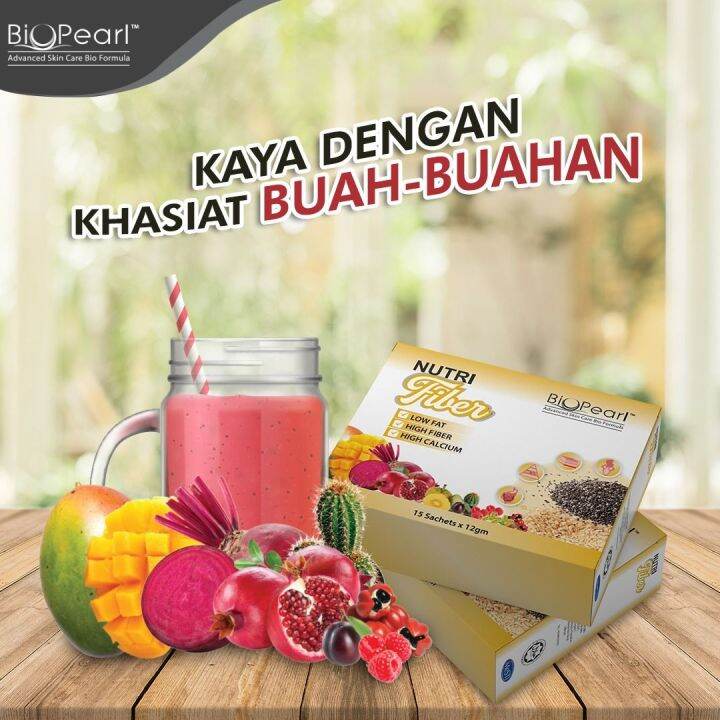 BioPearl Nutri Fiber / Minuman Kurus / Detox / Slimming / For Moist ...