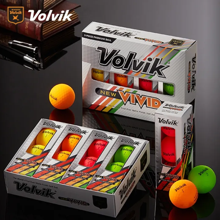 ลูกกอล์ฟสี Volvik ใหม่สดใสเคลือบสามชั้นของลูกที่มีคุณภาพสูง | Lazada.co.th
