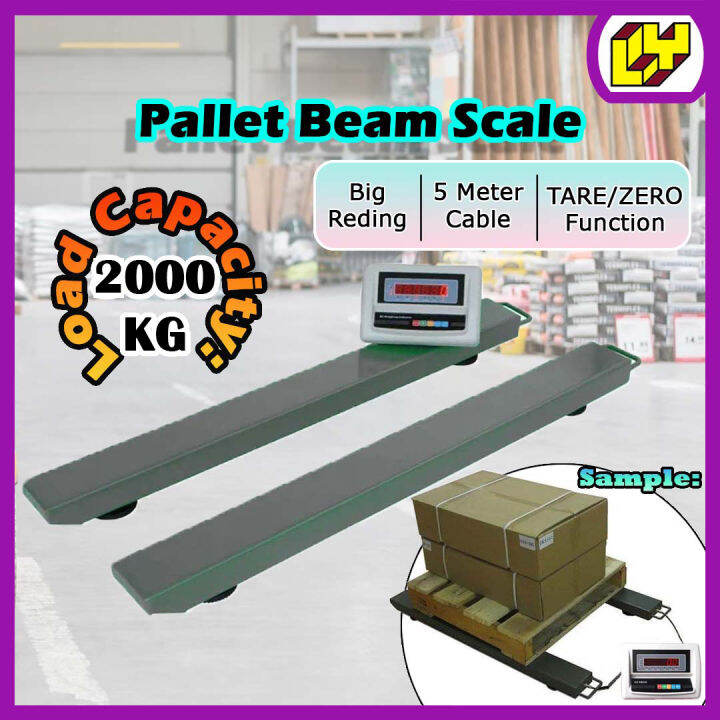 2000KG Pallet Scale Floor Bar Scale Beam Scale Pallet Weighing Scale ...