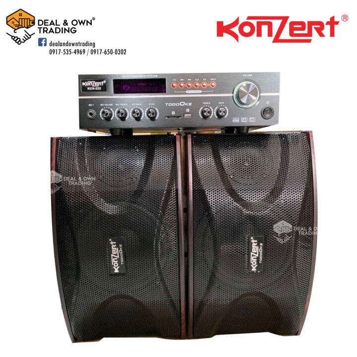 Konzert KCS-222 Micro Component System with USB & SD, FM Radio ...