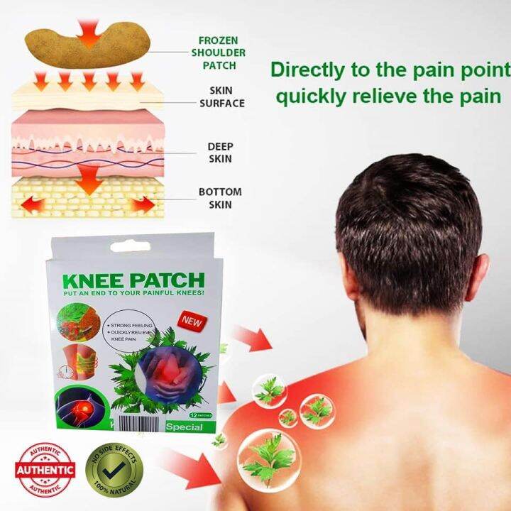 Original Knee Patch Chinese Herbal Plaster Wormwood Extract Knee Joint ...