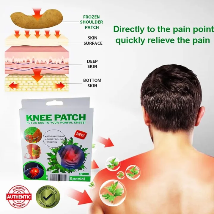 Original Knee Patch Chinese Herbal Plaster Wormwood Extract Knee Joint ...