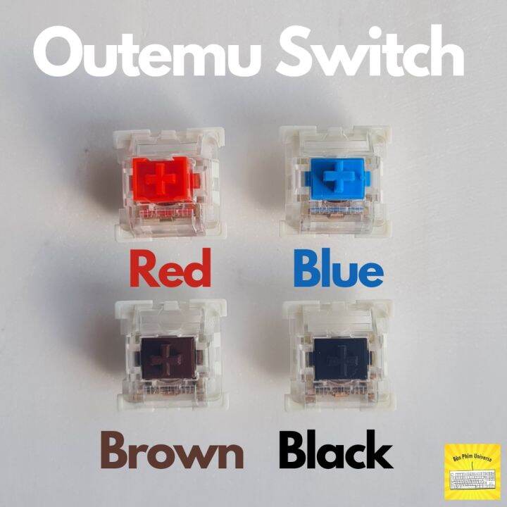 4 Loại Outemu Switch Cơ Bản 3 pins | Chân Nhỏ Gắn Hotswap Giá Rẻ | Blue ...