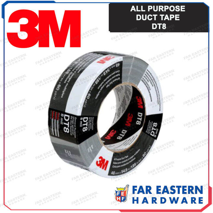 3M All Purpose Duct Tape DT8 Black | Gray | Lazada PH