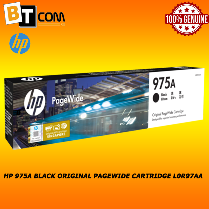 HP 975A Black Original PageWide Cartridge L0R97AA | Lazada