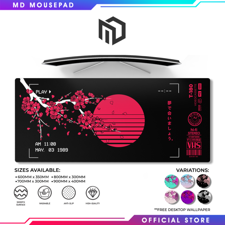 MD Mousepad | Sakura Dreamwave | Extended Mousepad | Large Gaming ...
