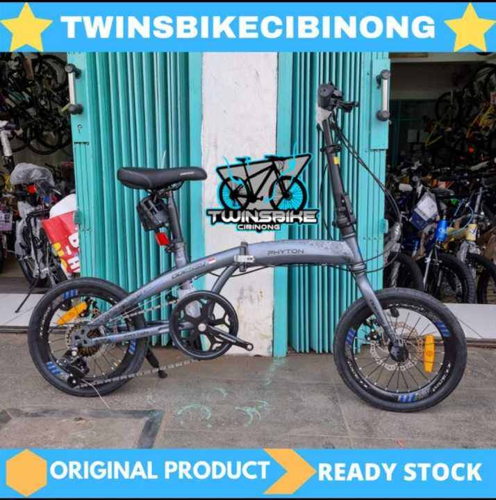 Sepeda lipat 16 odessy phyton new disc brake 7 Speed | Lazada Indonesia