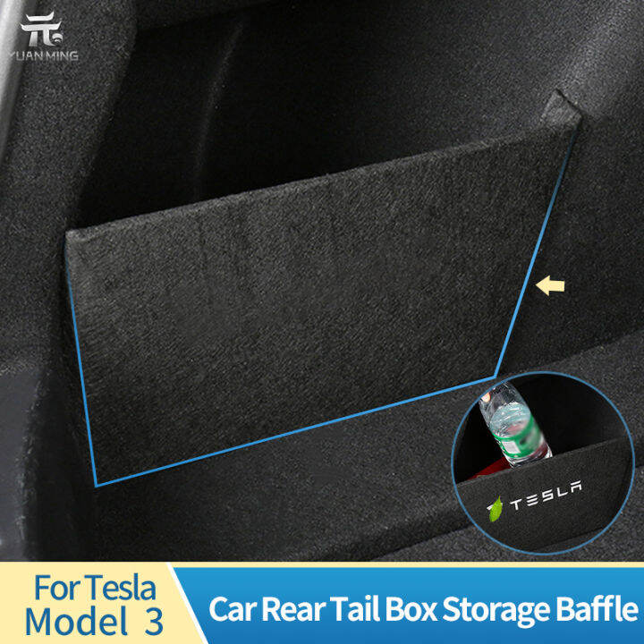 ใหม่ Tesla รุ่น3 Trunk Storage Baffle Partition สำหรับ Model3 2017 ...