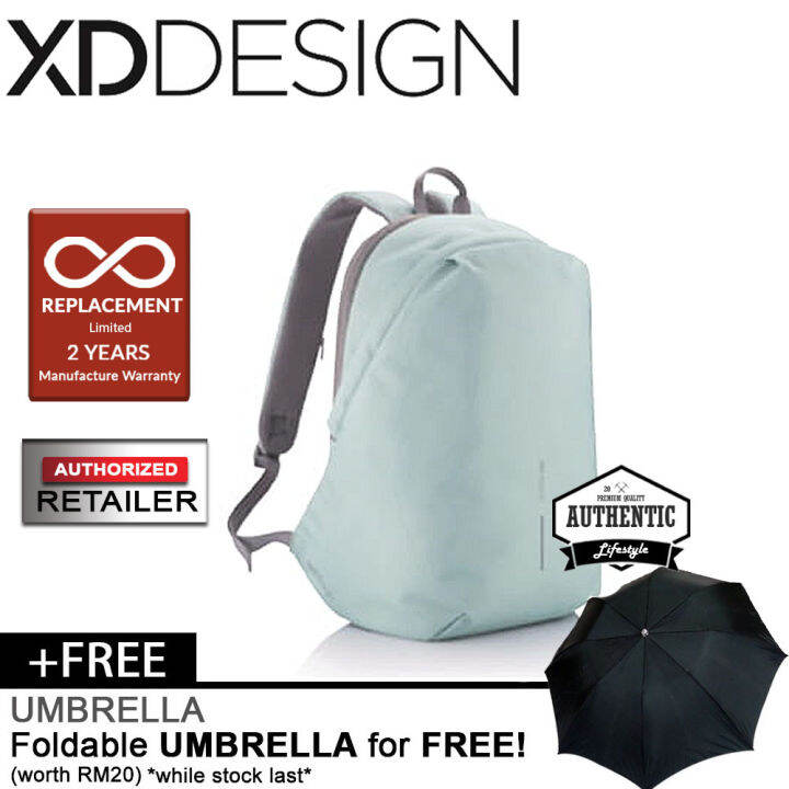 XD Design Bobby Soft Anti-Theft Backpack - Mint Color ( Barcode ...