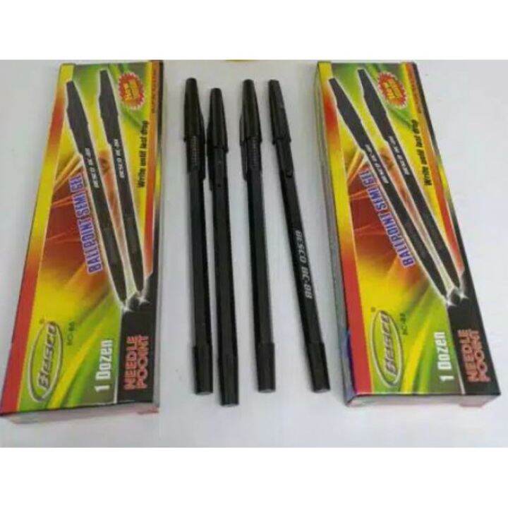 BALLPOINT BESCO SEMI GEL ISI 12 PCS | Lazada Indonesia
