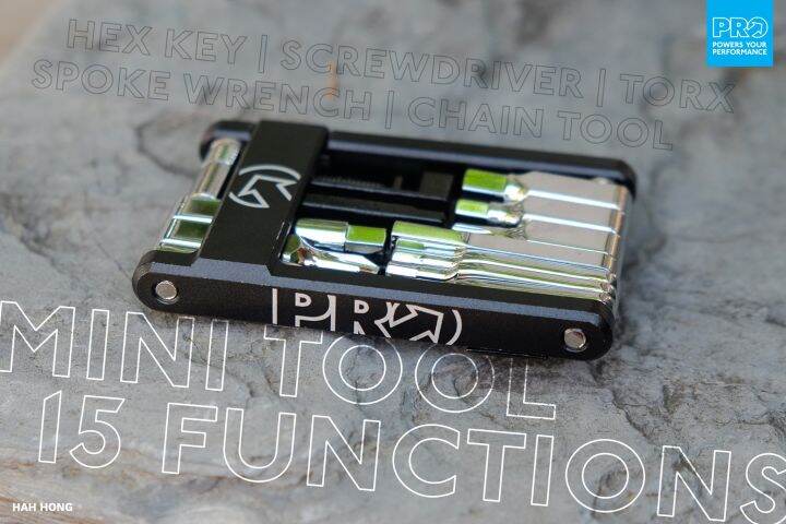 ชุดเครื่องมือพกพาสำหรับจักรยาน Pro Minitool 15 Functions | Lazada.co.th