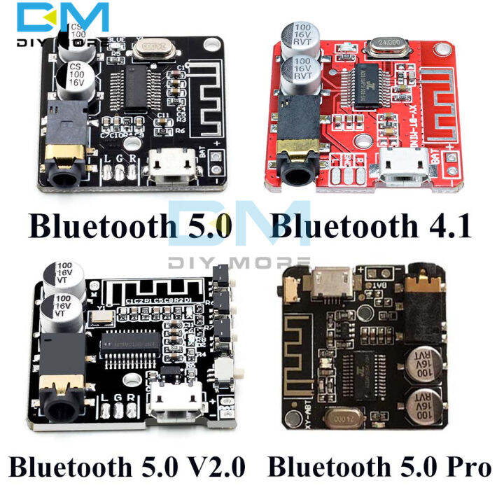 diymore Mini MP3 Bluetooth 4.1/5.0 Lossless Stereo Decoder Car Output ...