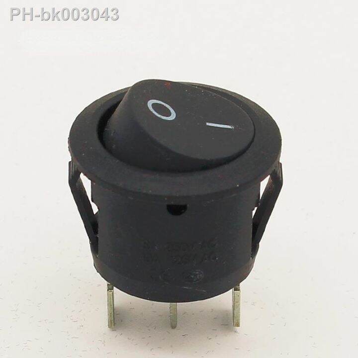 5Pcs Mini Round Black 3 Pin SPDT ON-OFF Rocker Switch Snap-in | Lazada PH 5Pcs Mini Round Black 3 Pin SPDT ON-OFF Rocker Switch Snap-in | Lazada PH