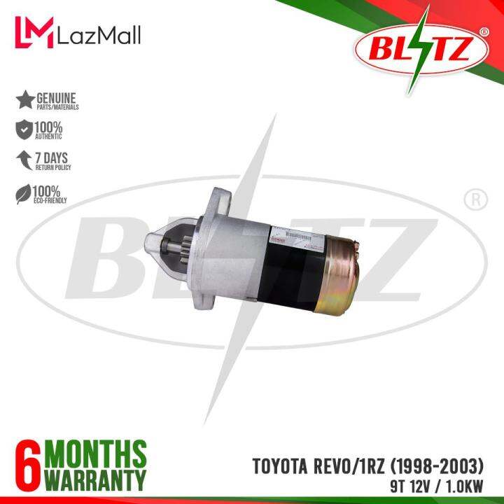 BLITZ STARTER ASSEMBLY TOYOTA REVO/1RZ (1998-2003) 9T 12V / 1.0KW 6 ...