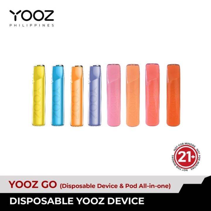 Yooz GO (Disposable Device and Pod All-in-One) 2 Nic ContentBuy 1 Get 1 ...