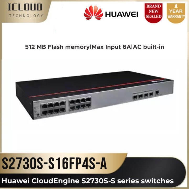 Huawei Switches S2730S-S16FP4S-A| Huawei S2700 series| 8 10/100BASE-TX ...
