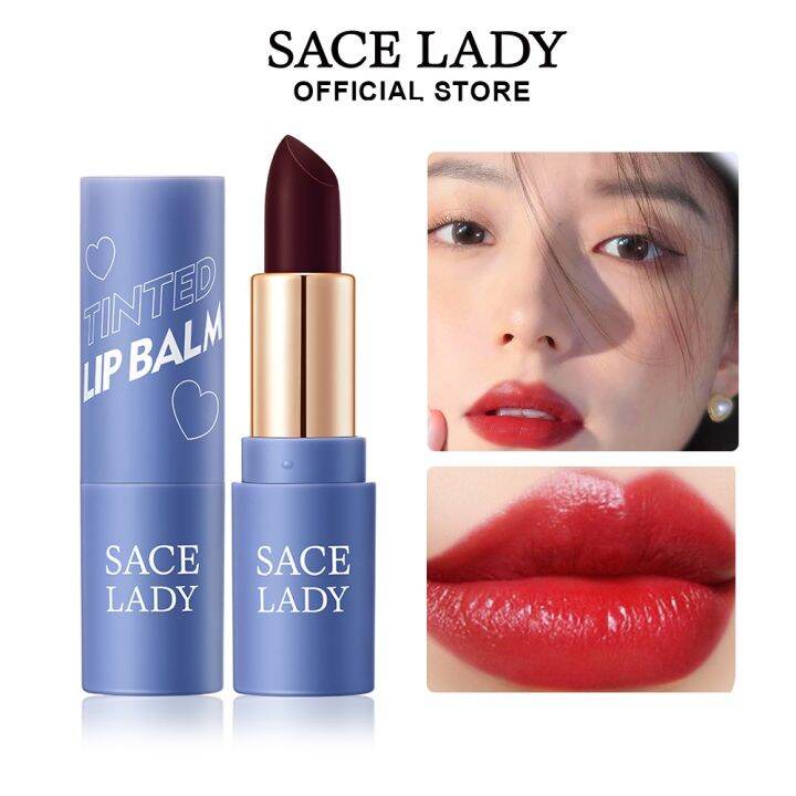 SACE LADY Natural Cream Lip Balm VE Moisturizing Tinted Lip Balm Reduce ...