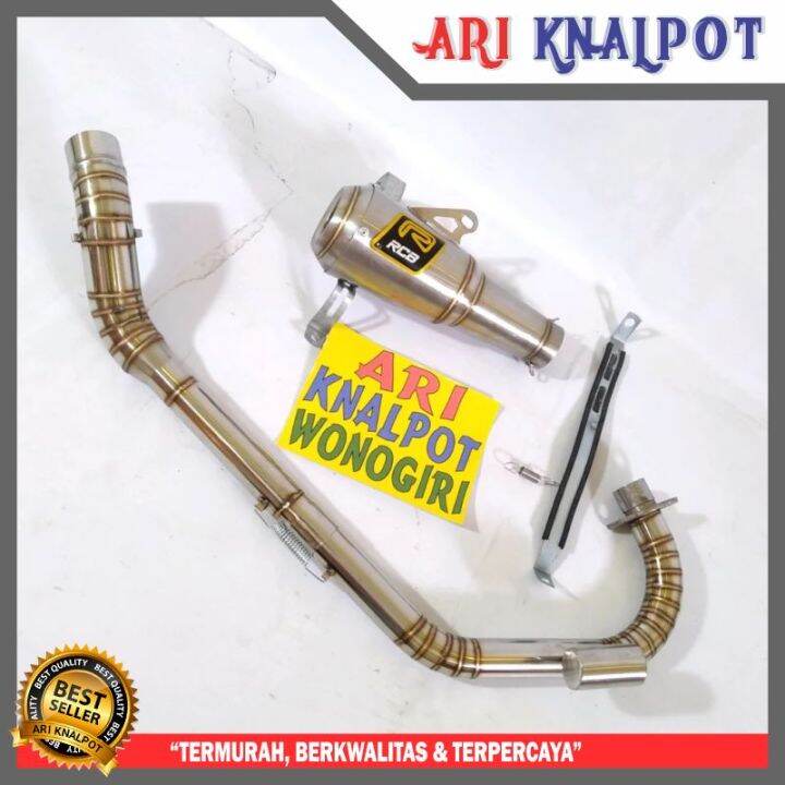 KNALPOT RCB GTX LEHER BOOM SAMPING CACING TIGER MEGA PRO GL PRO CB150R ...