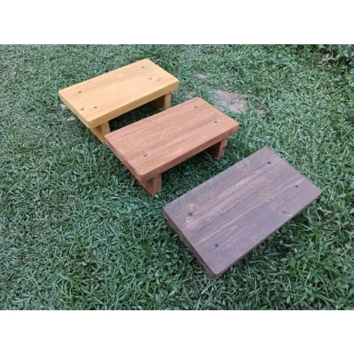 BANGKITO WOODEN STOOL MINI CHAIR OUTDOOR CHAIR NORDIC garbage plastic ...