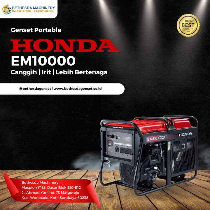 Generator Portable Honda 8 kva EM10000 | Lazada Indonesia