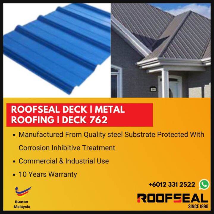 Roofseal Deck | Metal Roofing | Metal Deck | Atap Bumbung Zink | Zink ...