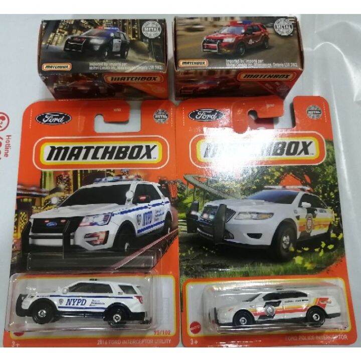Matchbox Ford Police Interceptor Utility Explorer Segundo San Diego ...