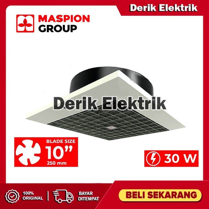 MASPION EXHAUST FAN / HEXOS PLAFON CEF25 / CEF-25 / CEF 25 (10 INCH ...