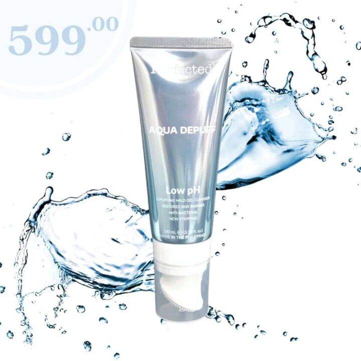 Perfected® Aqua Depuff Low pH Mild Gel Cleanser | Lazada PH