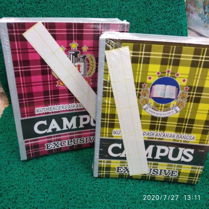 Buku campus ukuran kecil isi 58 lembar 10 buku dengan berat kertas 60 ...