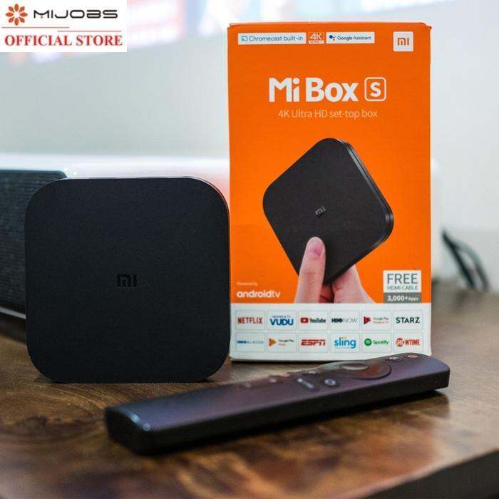 Mi BOX S 4K XIAOMI Ultra HD Android TV Box Mi tv Box Stick Remote ...