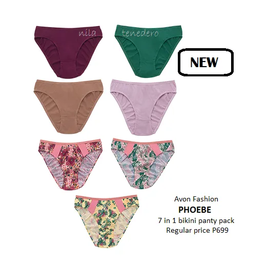 Avon Fashion PHOEBE 7 in 1 bikini panty pack | Lazada PH