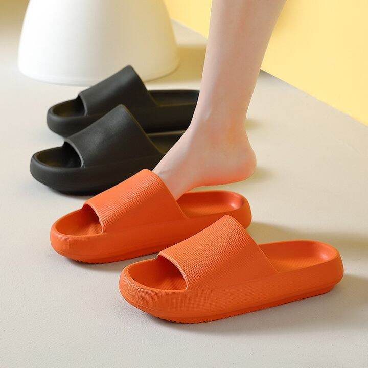 รองเท้าแตะ EVA รองเท้าใส่ในบ้าน รองเท้านวด รุ่นพื้นหนา 4cm รองเท้าสุขภาพ | Lazada.co.th