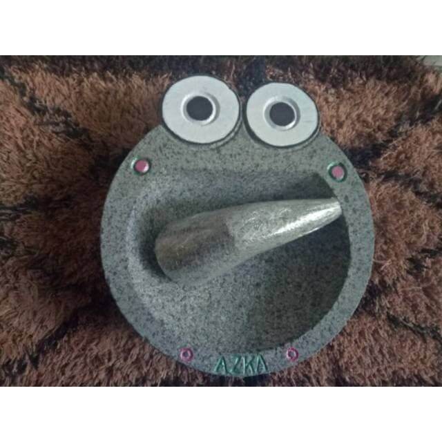 Cobek Coet Batu Karakter Keropi Dari Batu Alam | Lazada Indonesia